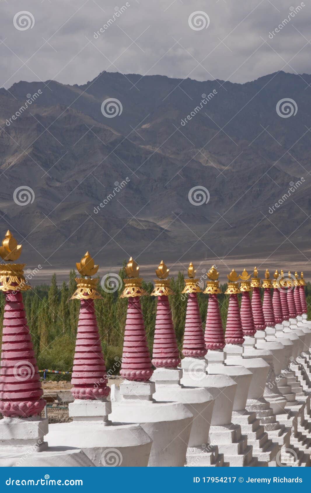 Buddhist Stupas stock image. Image of landmark, asian - 17954217