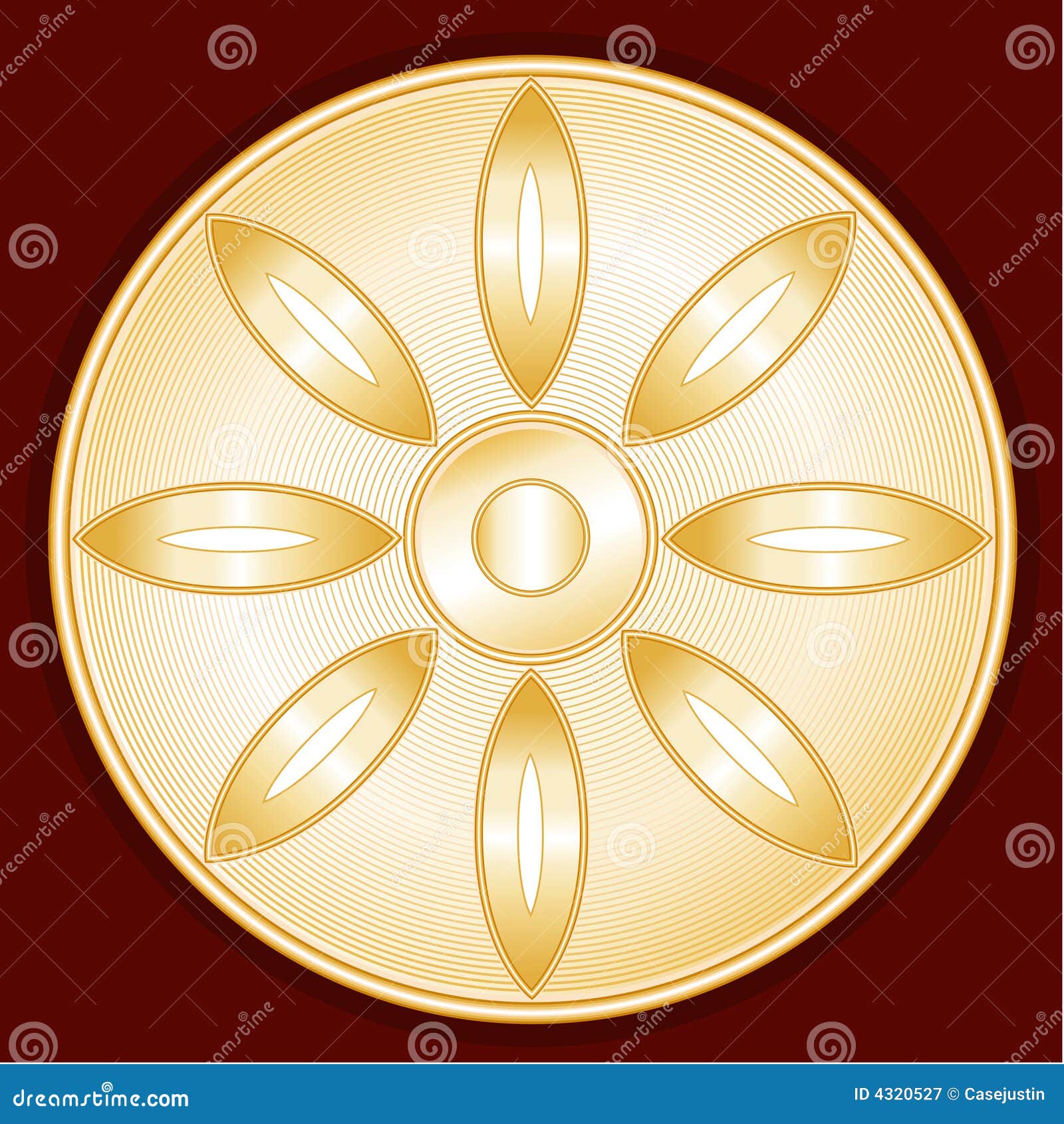 Buddhist Symbol stock vector. Illustration of religion - 4320527