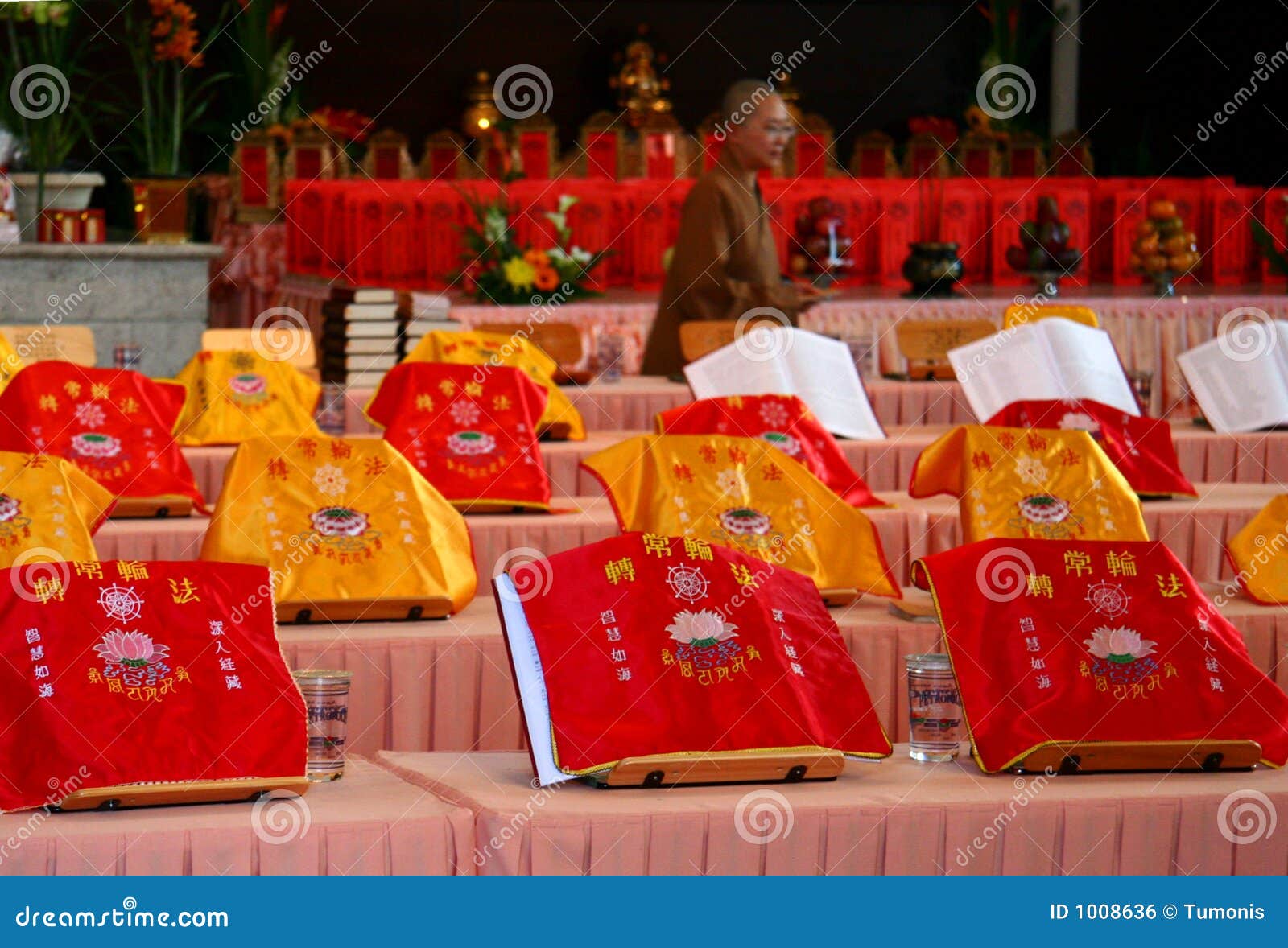 Buddhist Temple stock photo. Image of worship, interiors - 1008636