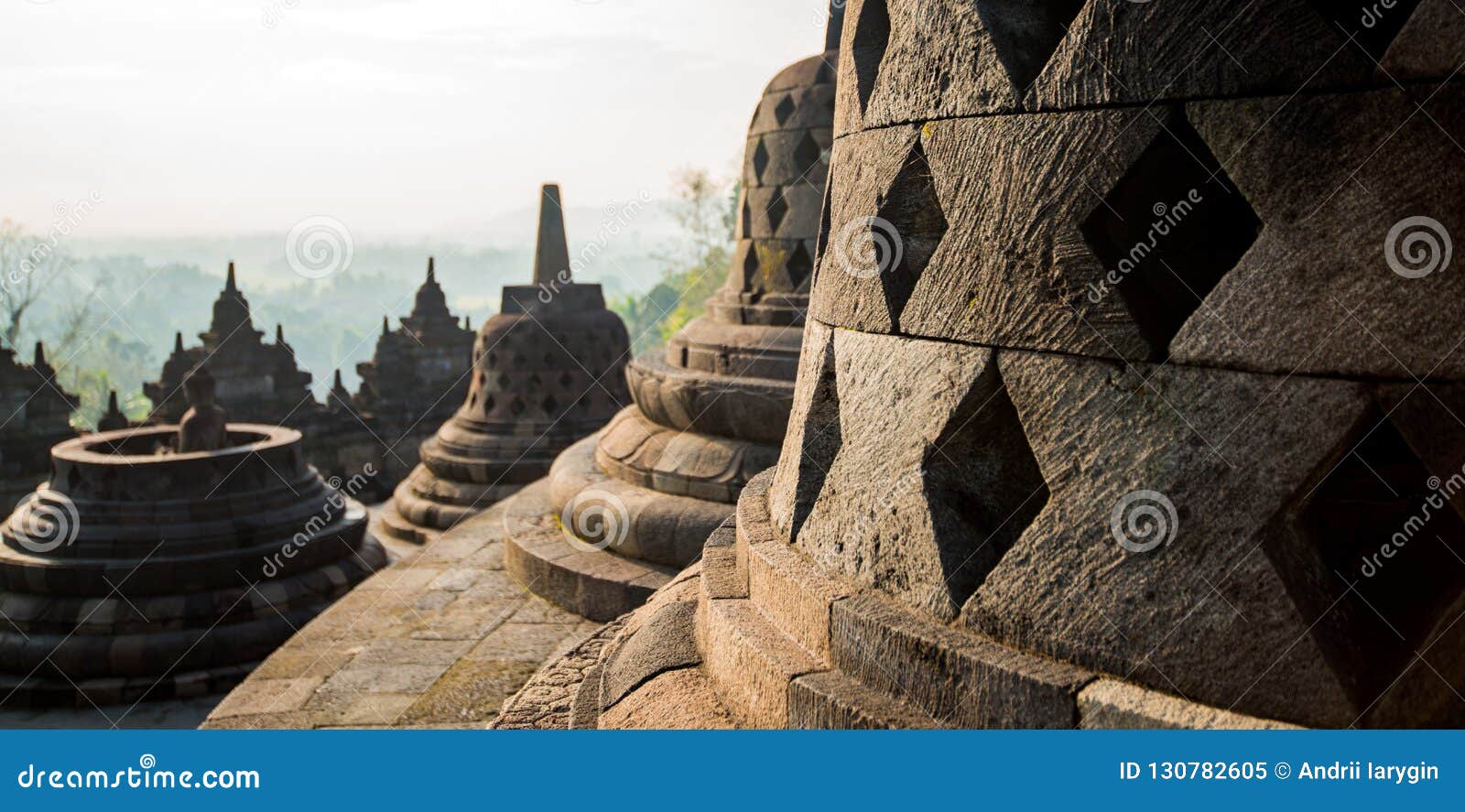 Buddhist temple Borobudur stock image. Image of wallpaper - 130782605