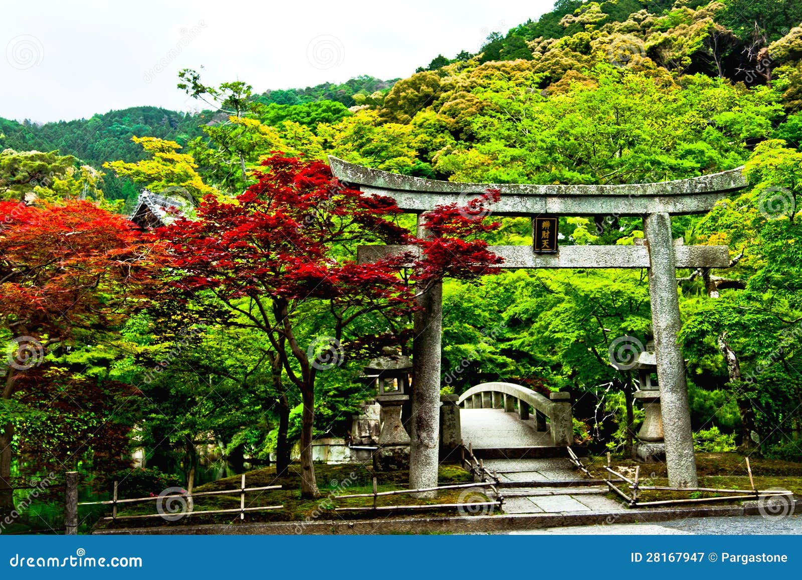 Buddhist Temple Gate in Japan Stock Image - Image of higashiyama ...