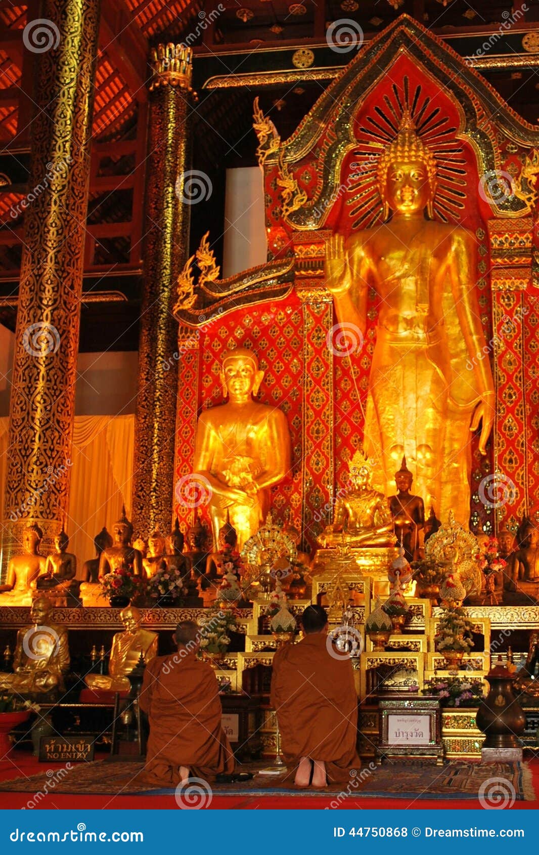 Buddhist temple editorial stock photo. Image of travel - 44750868