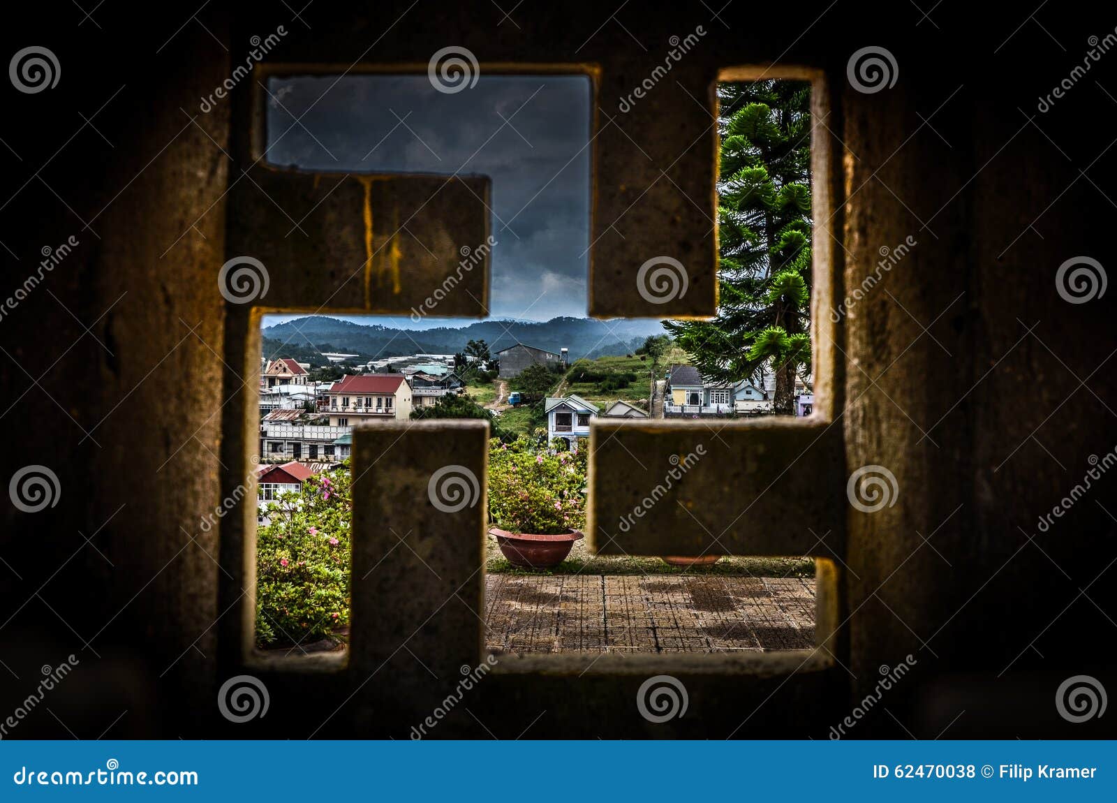 Buddhist Swastika Symbol On Temple Building - Haeinsa Temple UNESCO ...