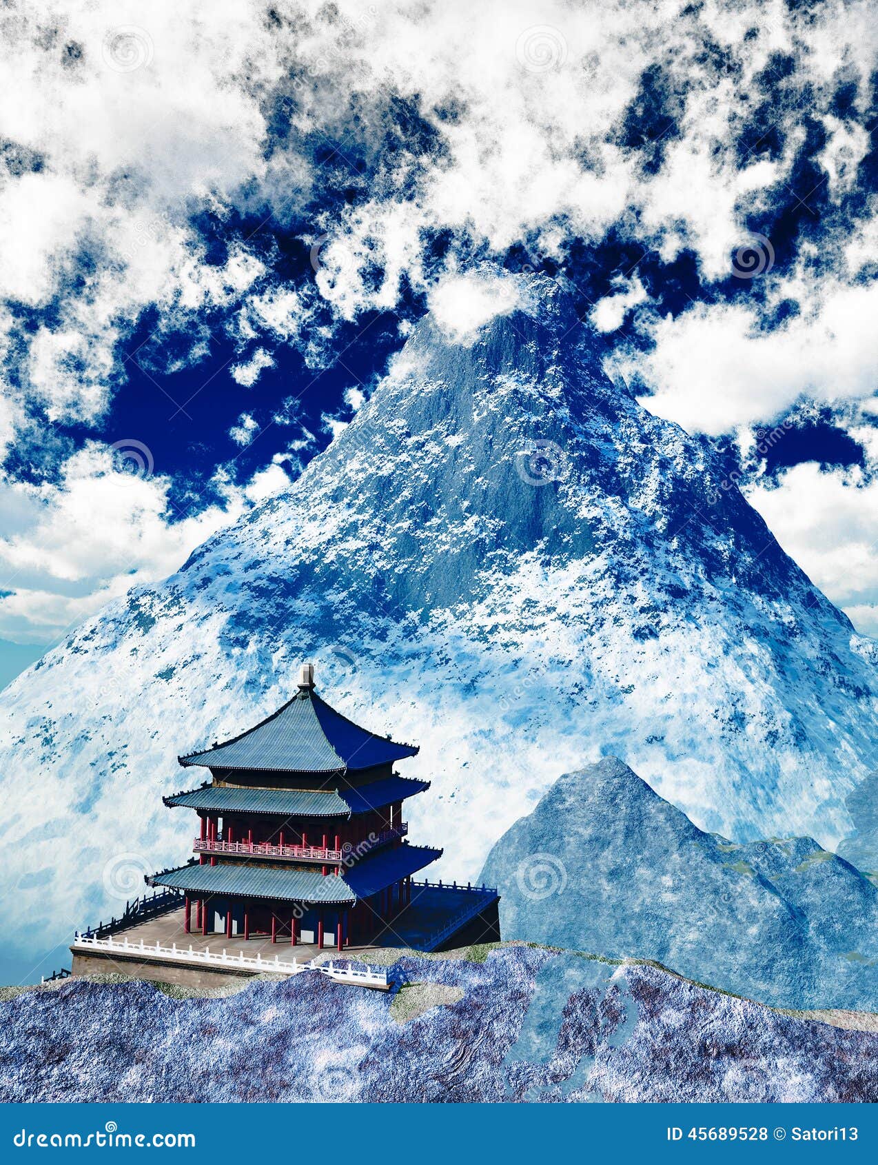 Buddhist temple in Tibet stock photo. Image of finds - 45689528