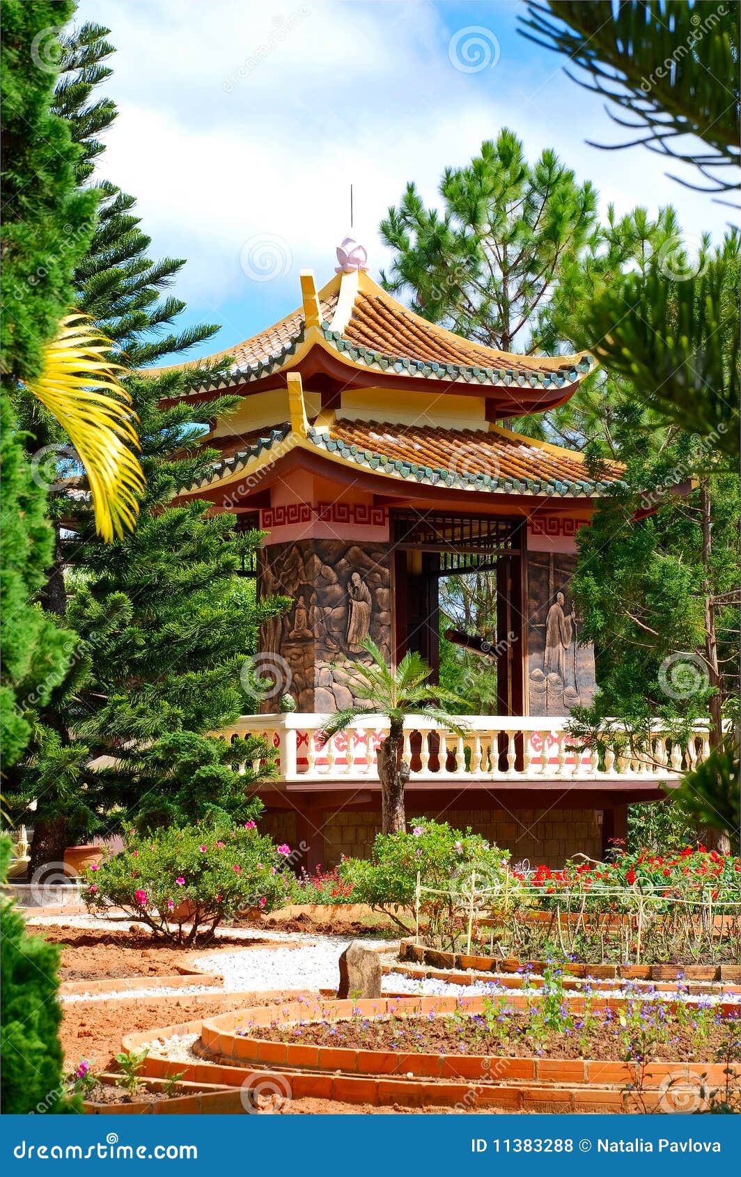 Buddhist temple, Vietnam stock photo. Image of asia, culture - 11383288