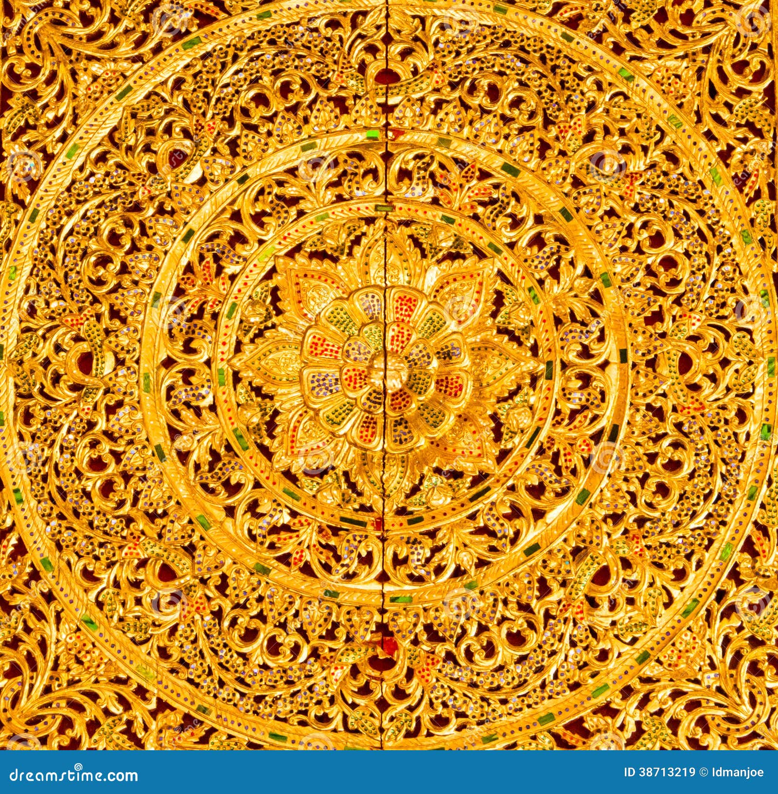 Buddhist temple wall stock image. Image of design, ancient - 38713219