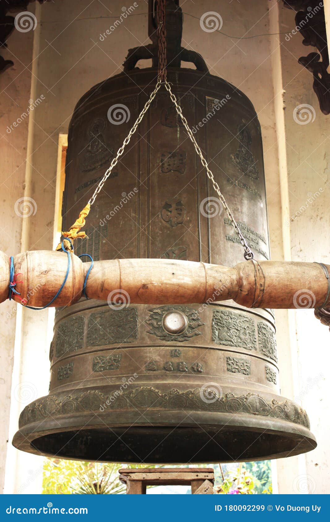 Ancient Bell. Copper Bell. Buddhist Tools are Often Used when Praying ...