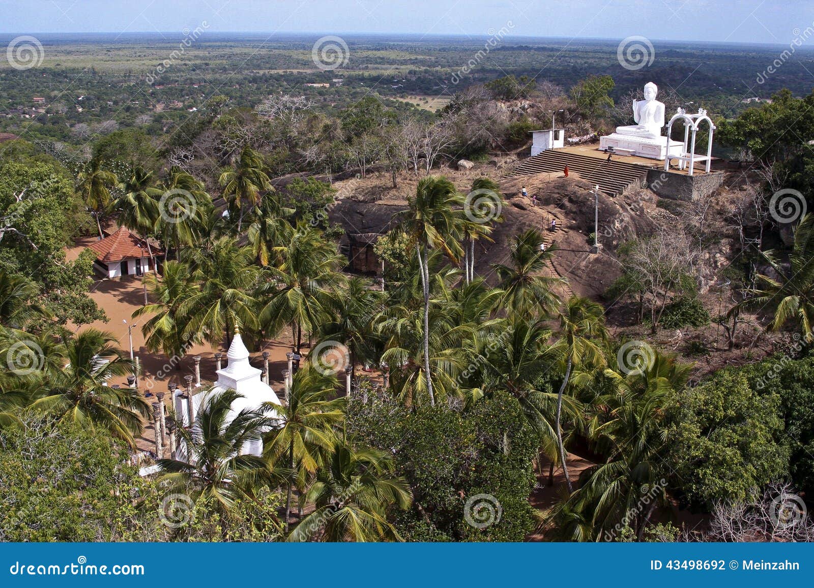 Buddhistic Monastery from Mihintale Stock Photo - Image of missaka ...