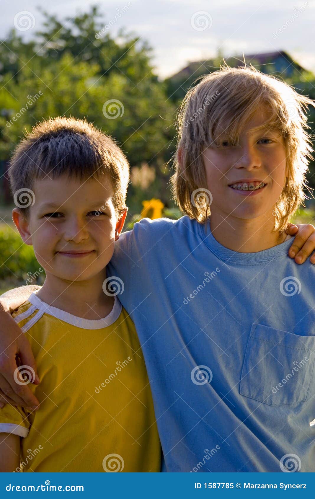 Buddies stock image. Image of pleased, relative, arms - 1587785