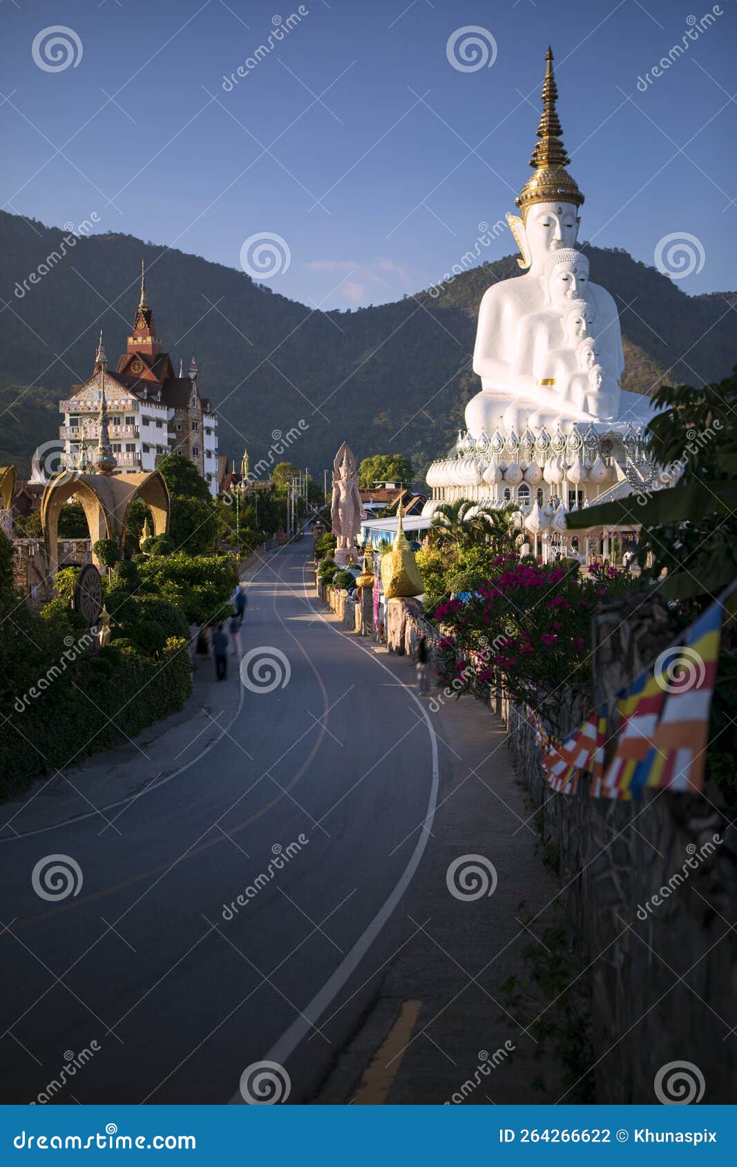 Buddism Temple in Petchabun North Eastern of Thailand Stock Photo ...