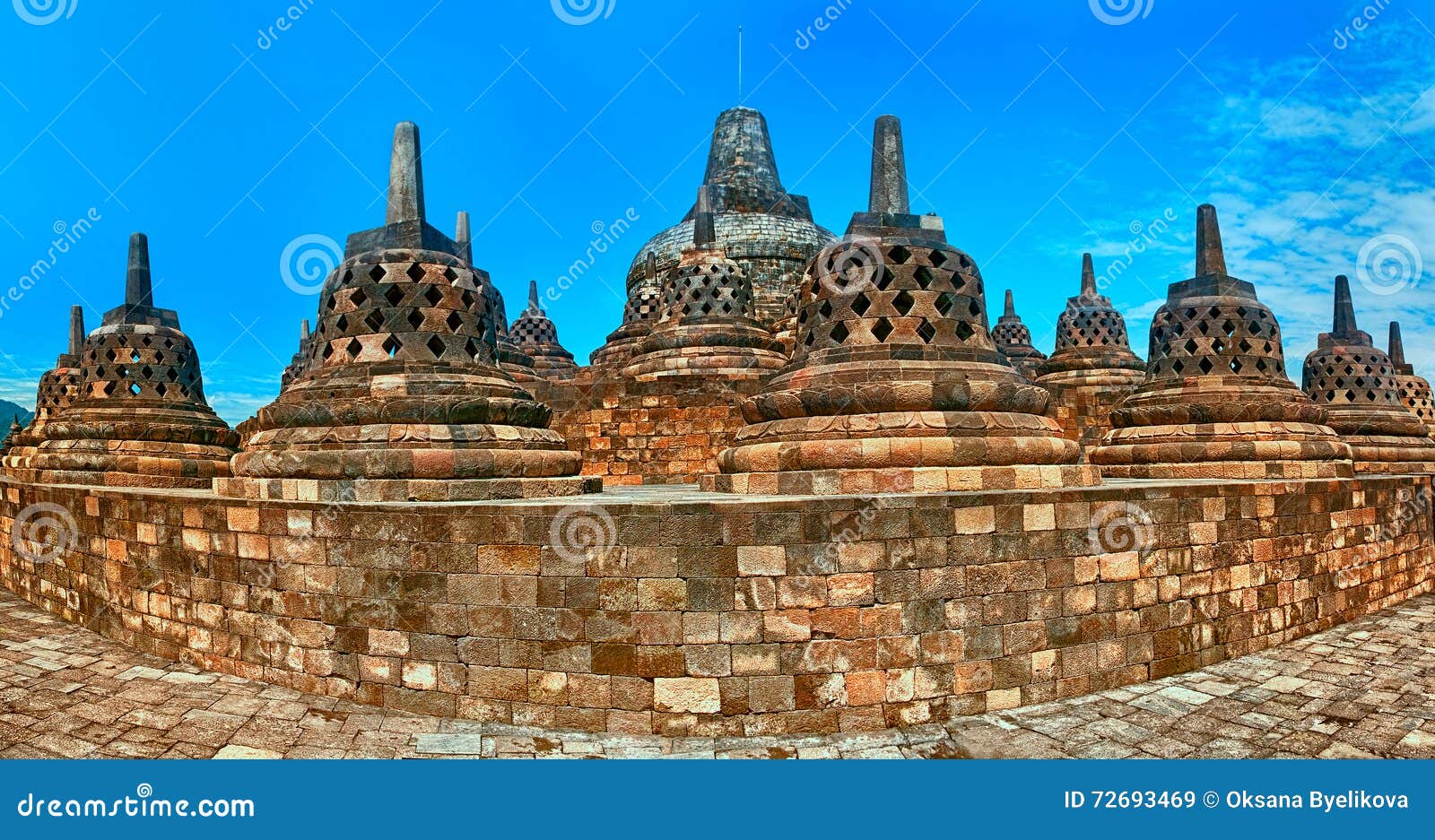 Buddist Temple Borobudur. Yogyakarta, Indonesia Stock Image - Image of ...