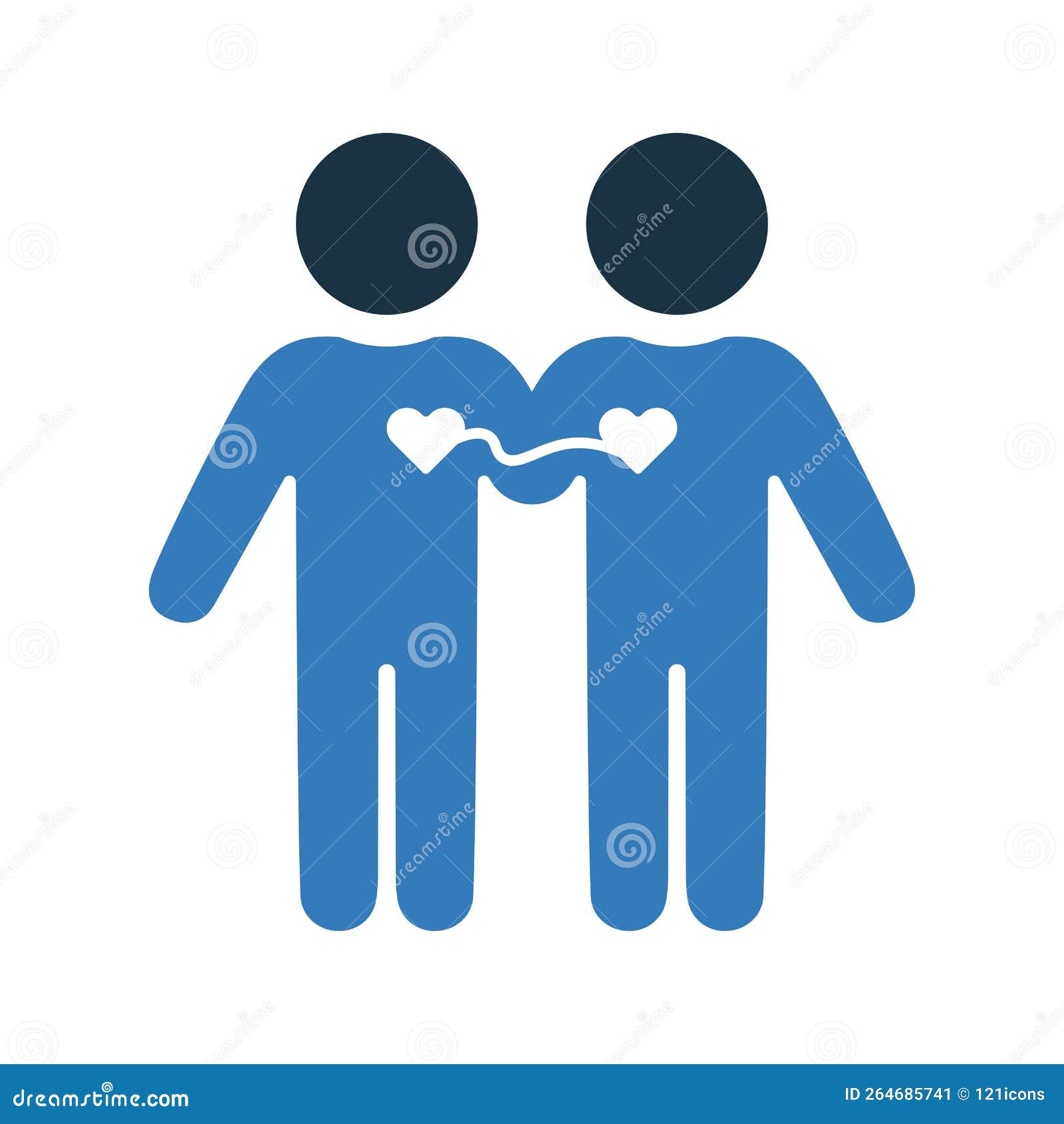 Buddy, Chum, Dost Icon. Glyph Style Vector EPS Stock Illustration ...