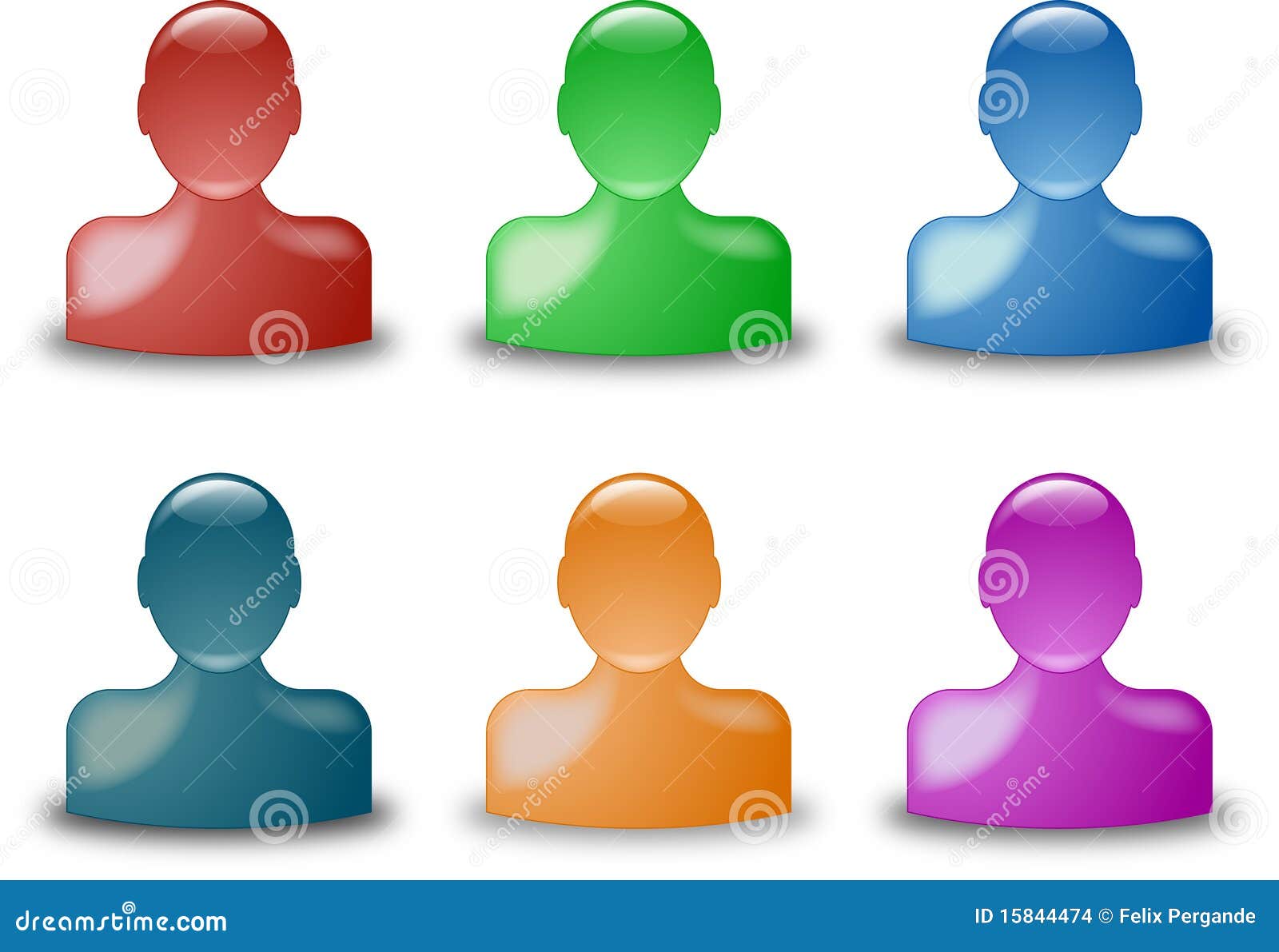 Buddy Icons stock vector. Illustration of blue, buddy - 15844474