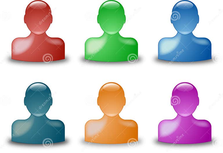 Buddy Icons stock vector. Illustration of blue, buddy - 15844474