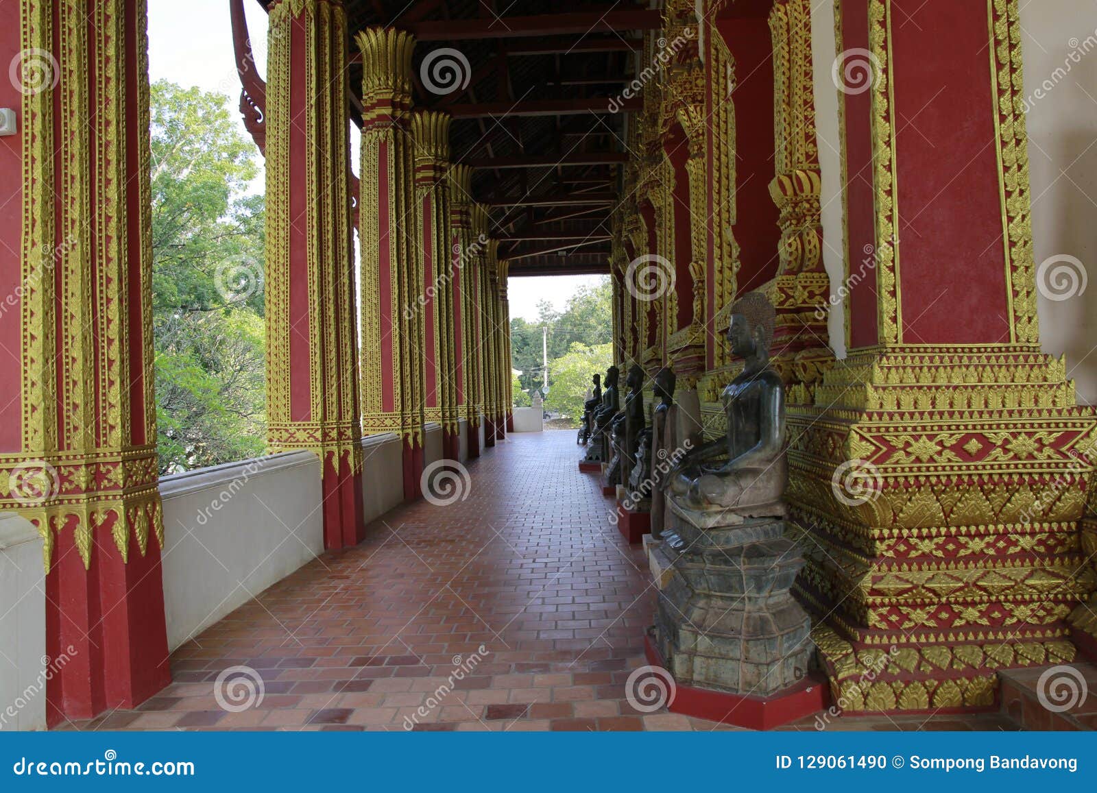 Buddha statue stock photo. Image of buddha, temple, buddy - 129061490