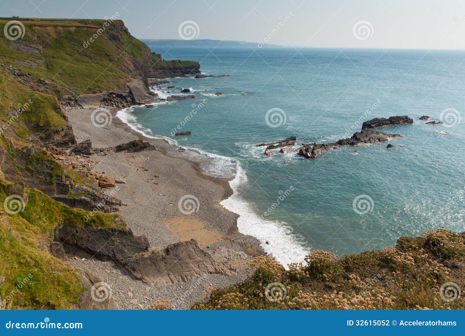 Bude Beach at Compass Point North Cornwall England UK Stock Photo ...