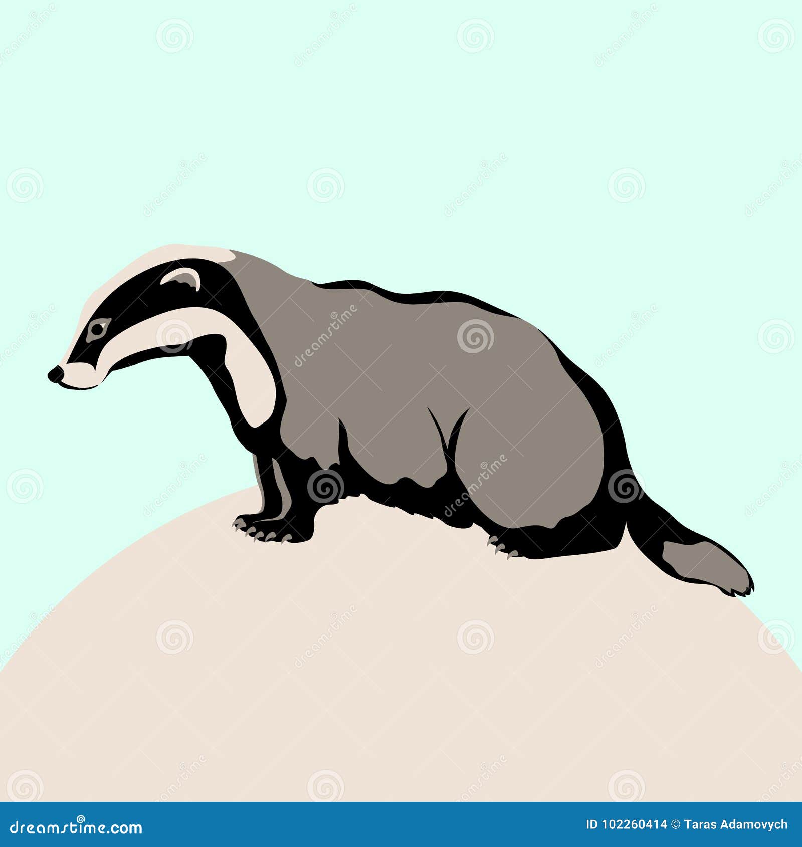 Budger Vector Illustration Flat Style Profile Stock Vector ...