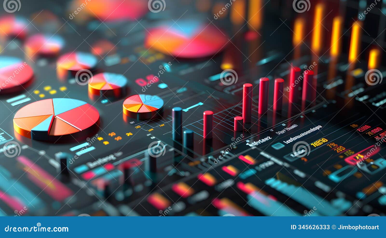 Budget Analysis Pie Chart With Modern Aesthetic, Simple Layout Stock ...