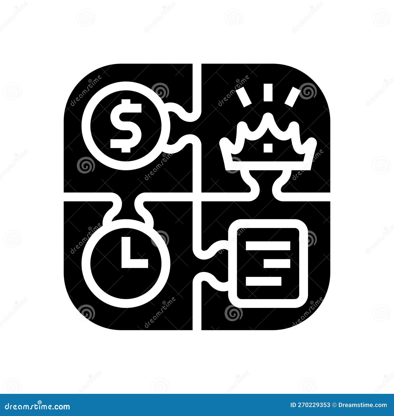 Budget Authority Needs Timeline Glyph Icon Vector Illustration Stock ...