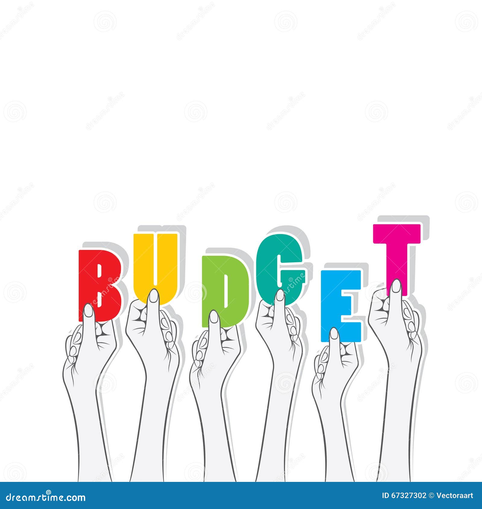 Budget banner design stock vector. Illustration of corporate - 67327302
