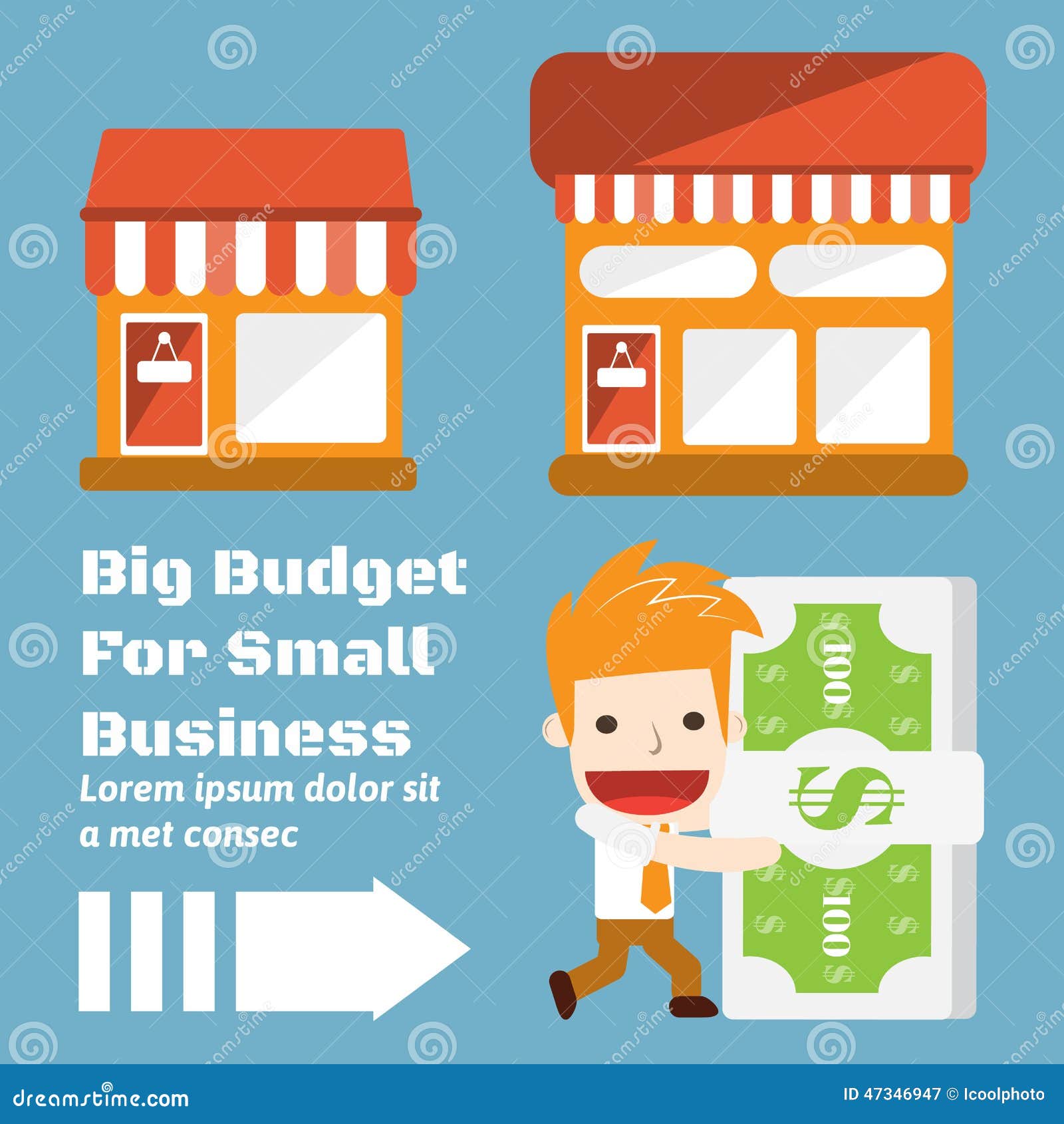 Budget for Business stock vector. Illustration of financial - 47346947