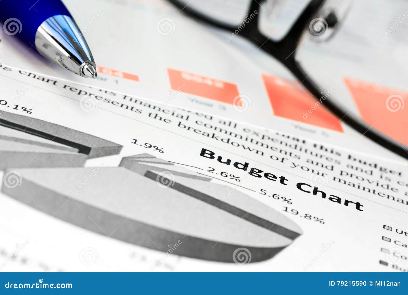 Budget Charts stock photo. Image of banking, ratio, trade - 79215590