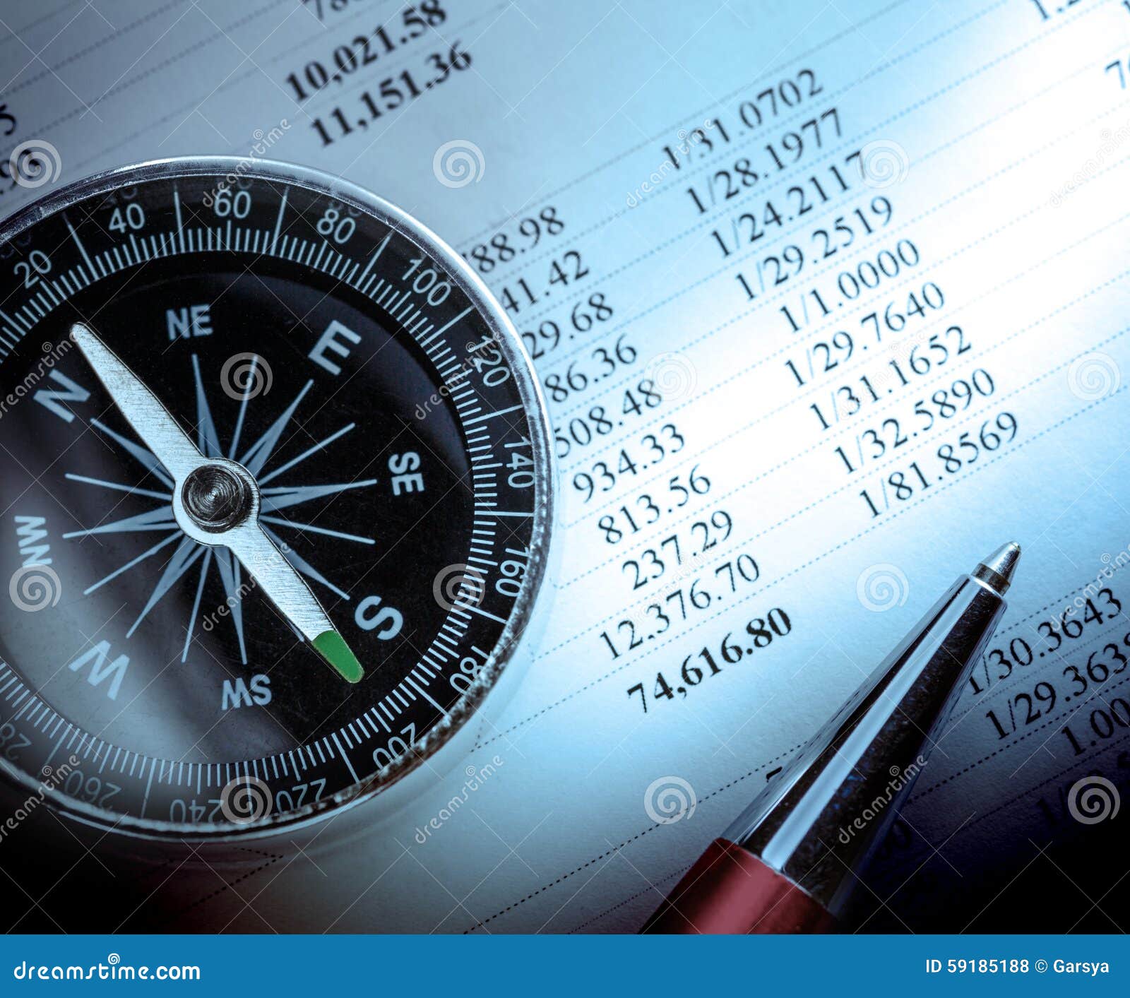 Budget, compass and pen stock photo. Image of arrow, black - 59185188