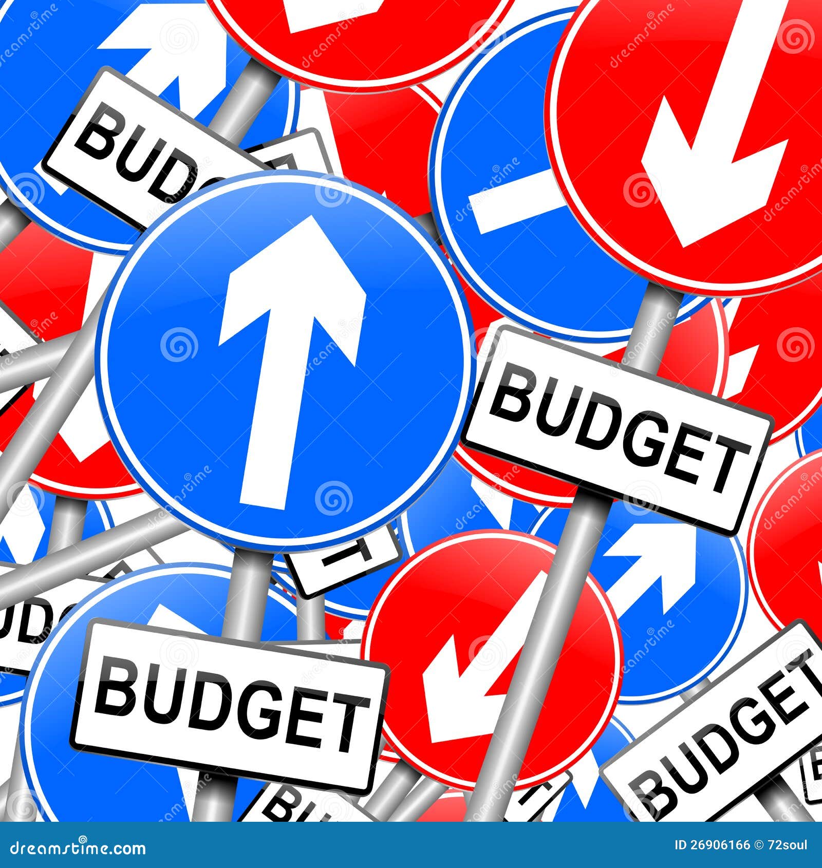 Budget concept. stock illustration. Illustration of income - 26906166