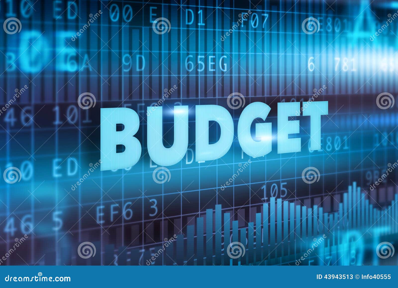 Budget concept stock illustration. Illustration of finance - 43943513