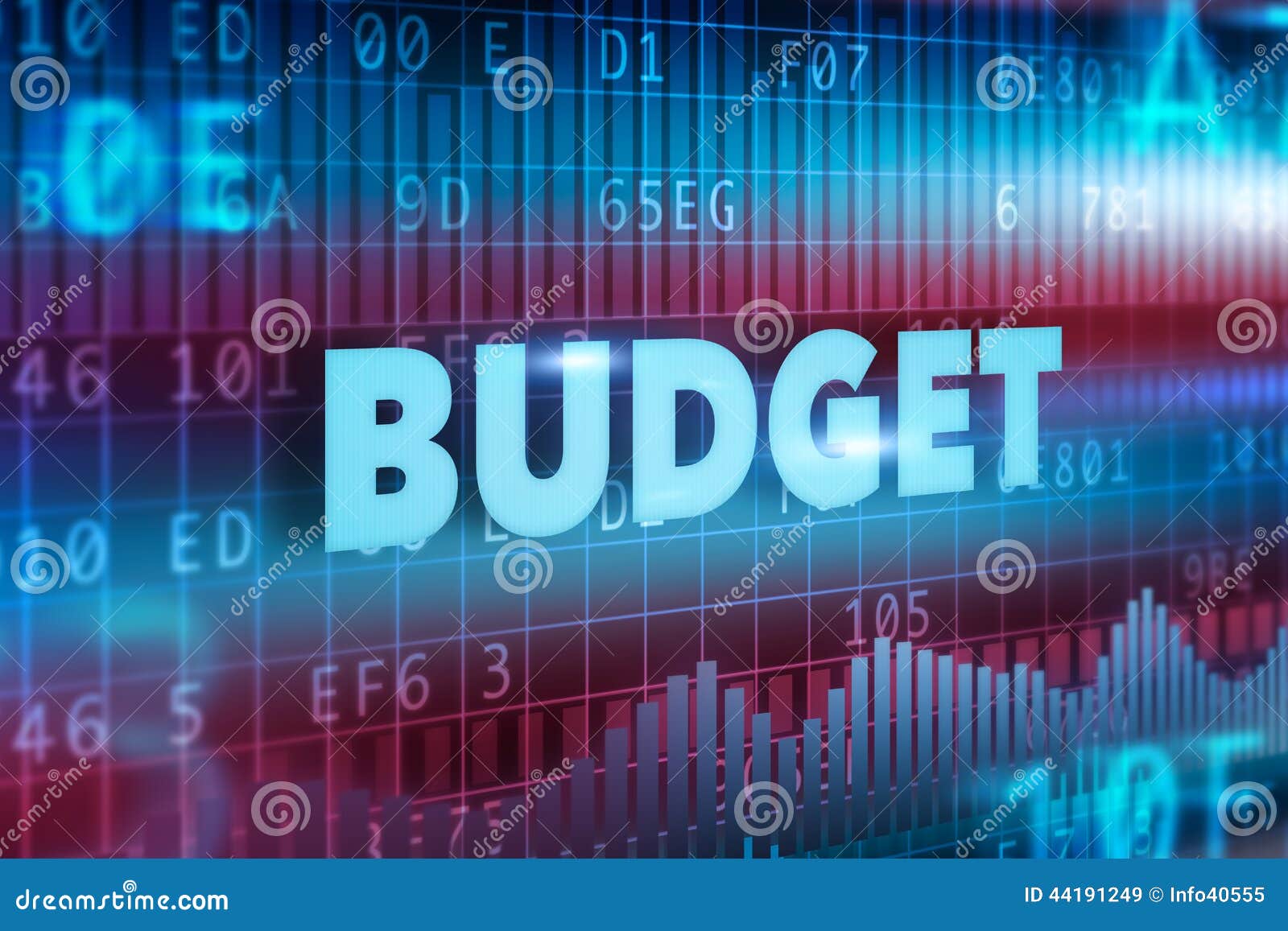 Budget concept stock illustration. Illustration of income - 44191249