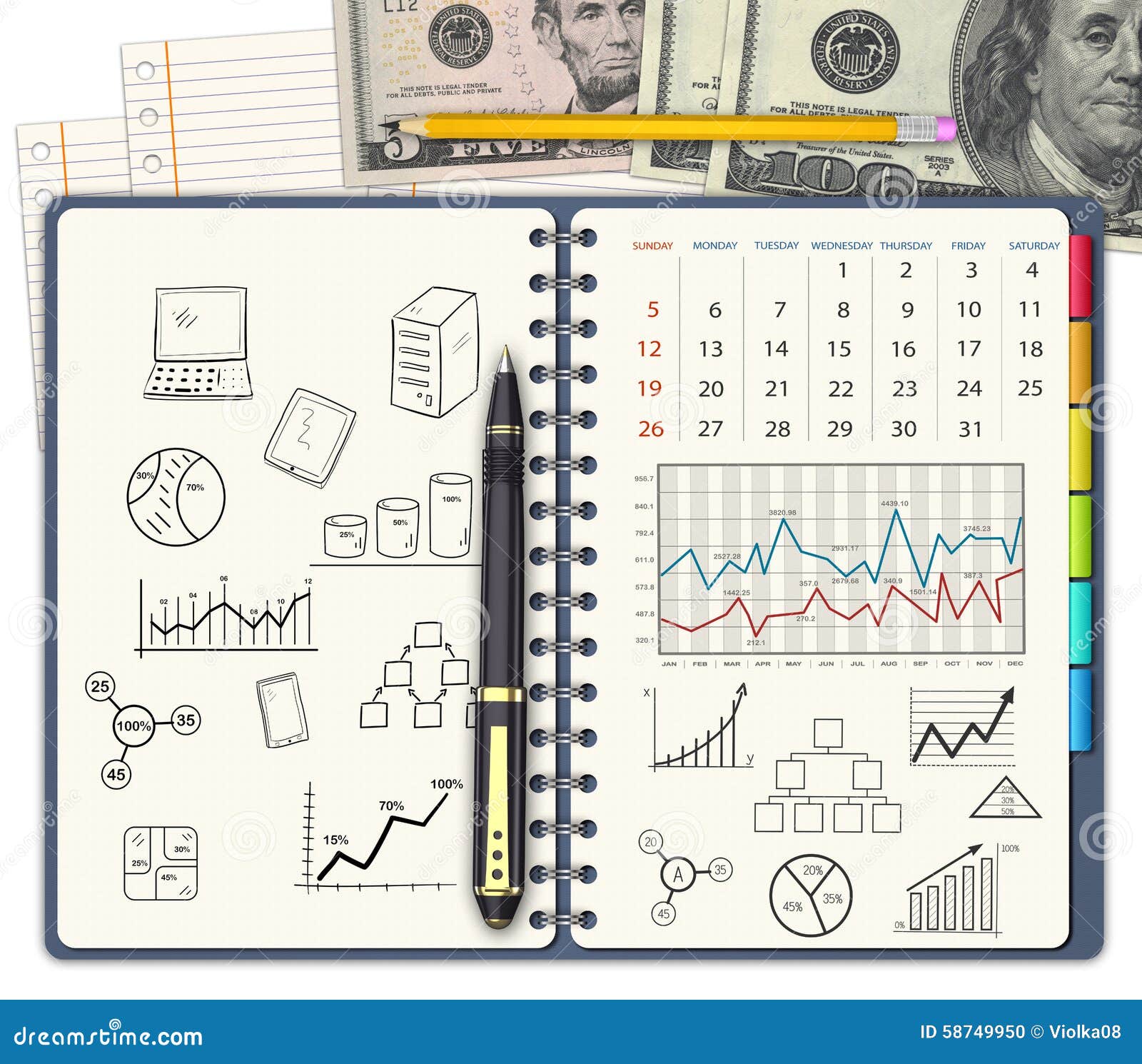 Budget concept stock illustration. Illustration of marketing - 58749950