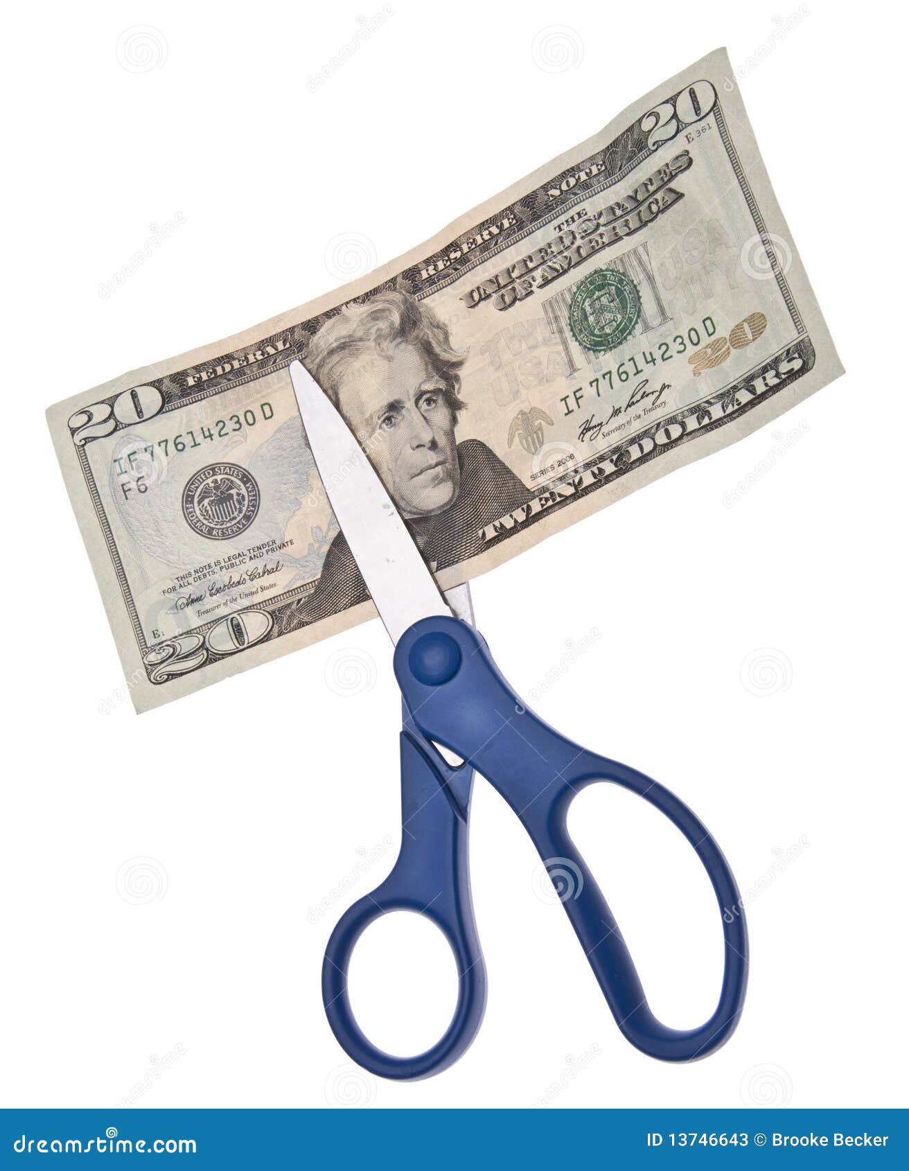 Budget Cut stock image. Image of concept, dollar, path - 13746643