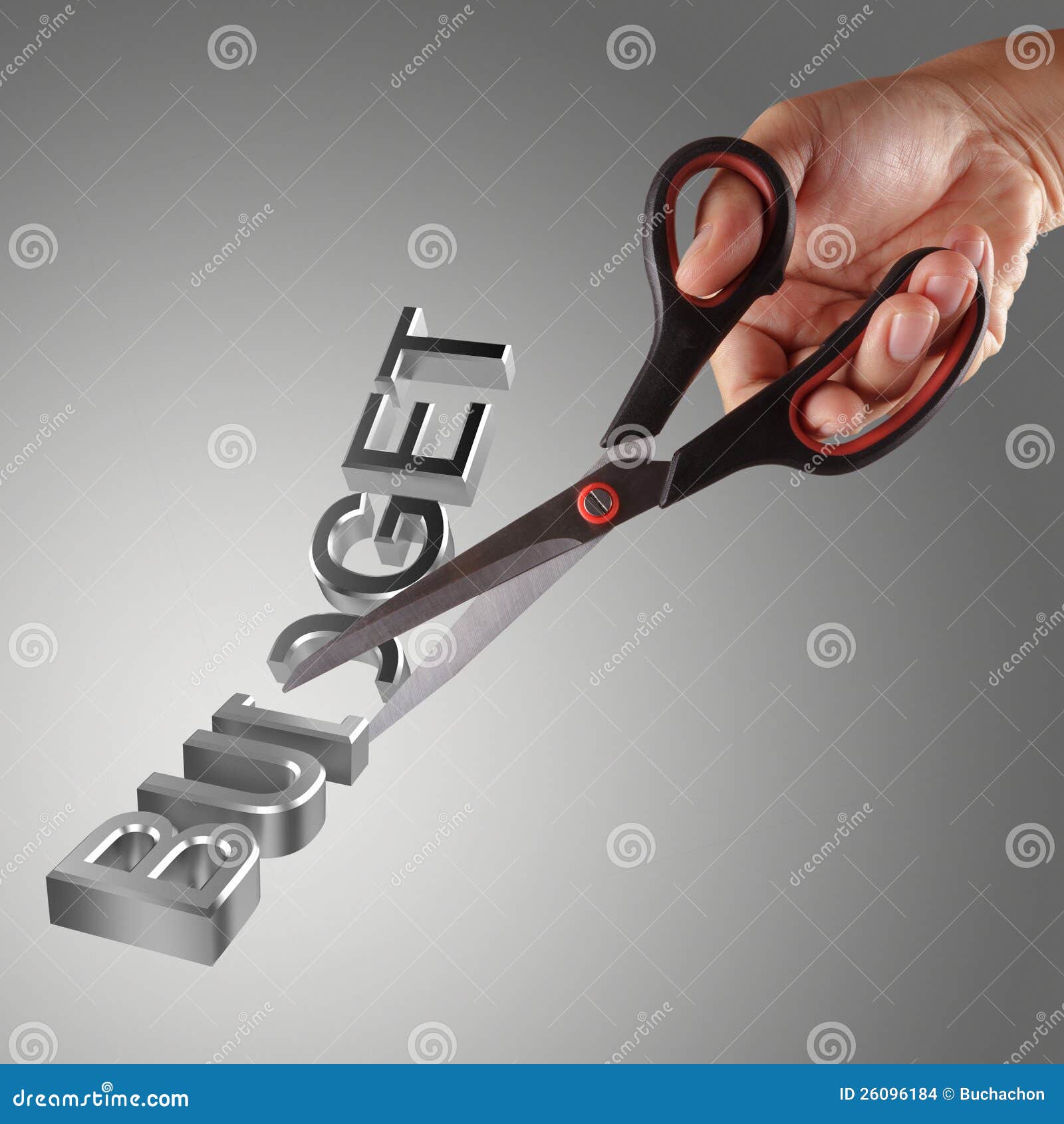 Budget cuts symbol stock photo. Image of economy, economics - 26096184