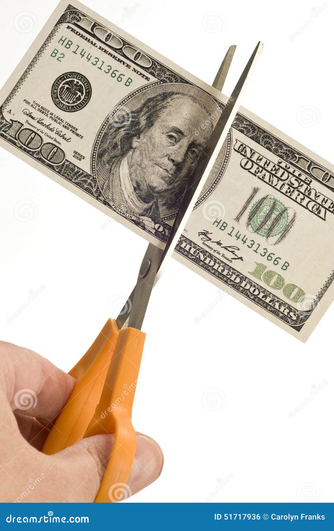 Budget Cutting stock photo. Image of expenses, isolated - 51717936