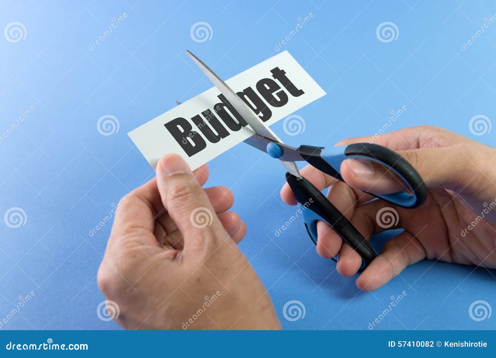Budget cutting stock photo. Image of finance, savings - 57410082