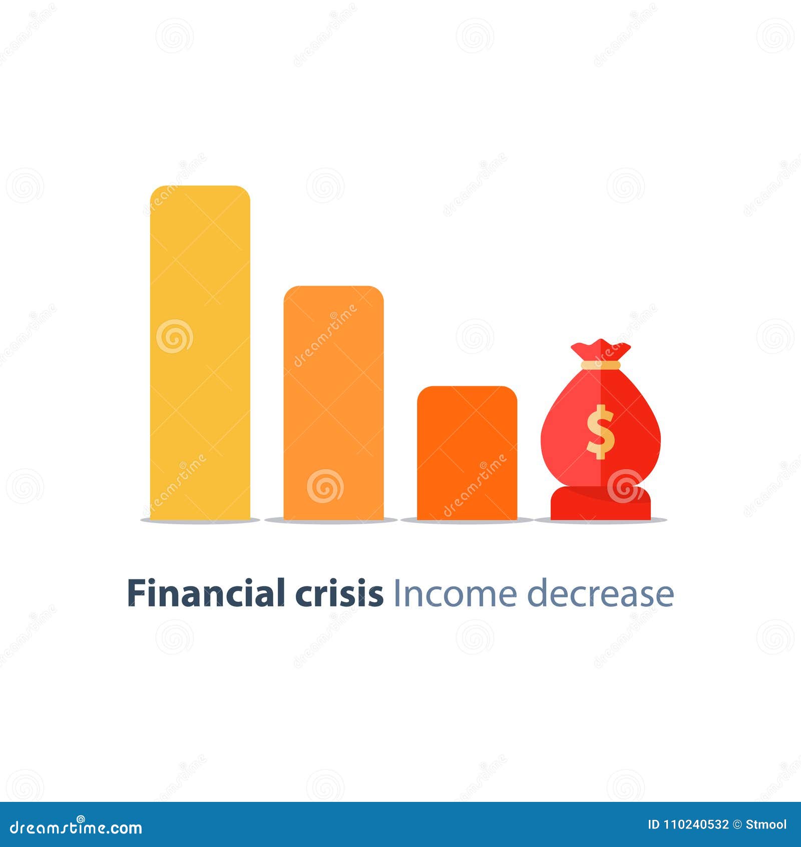 Budget Deficit, Income Decrease, Economy Decline, Financial Crisis ...