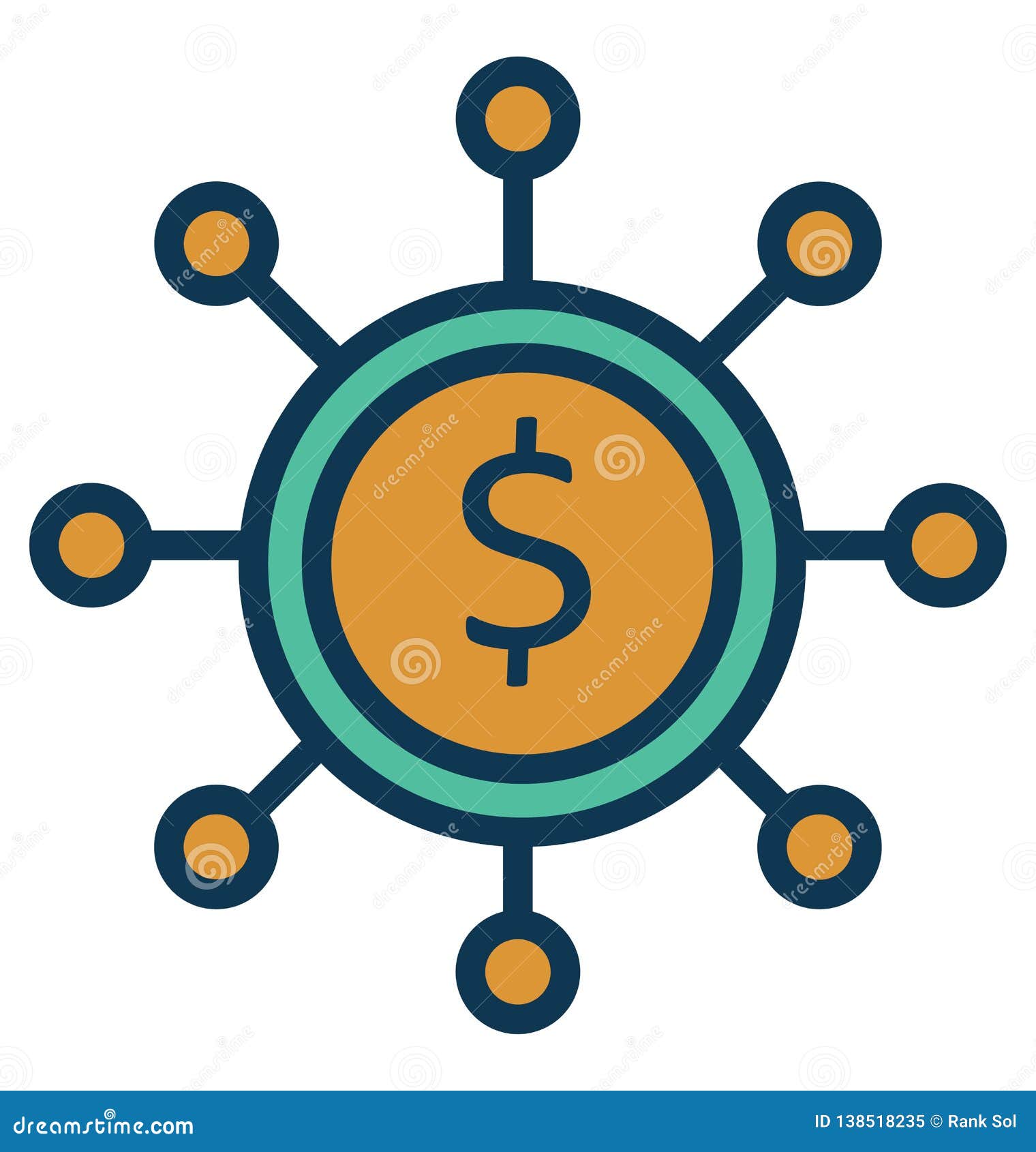 Budget Forecasting Isolated Vector Icon that Can Be Easily Modified or ...