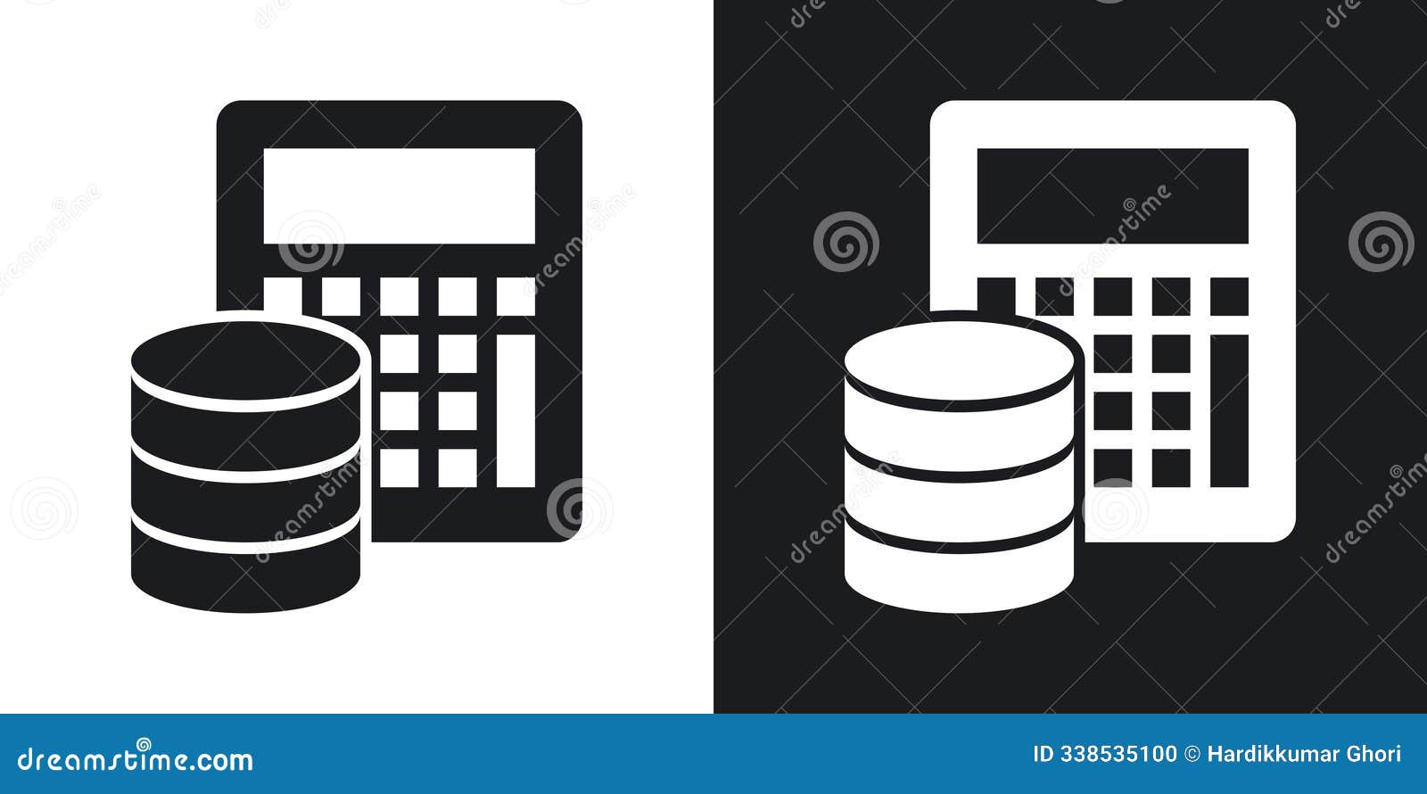 Budget Icon. Calculating And Planning Concept. Vector Linear Pictogram ...