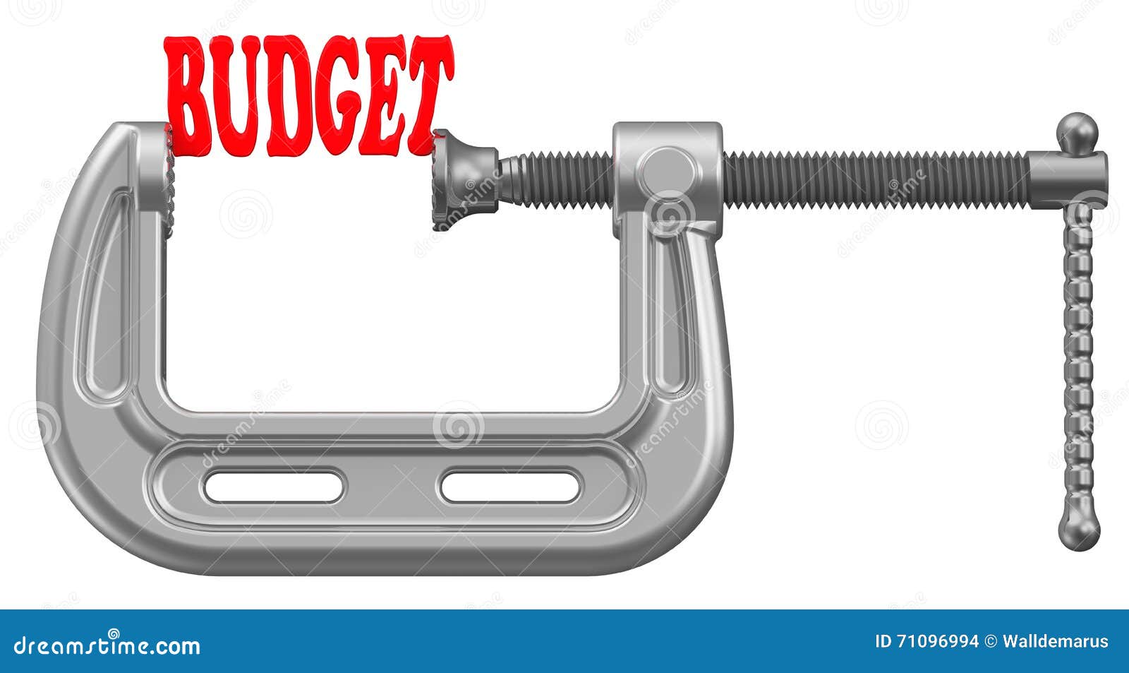 Budget limité illustration stock. Illustration du isolement - 71096994