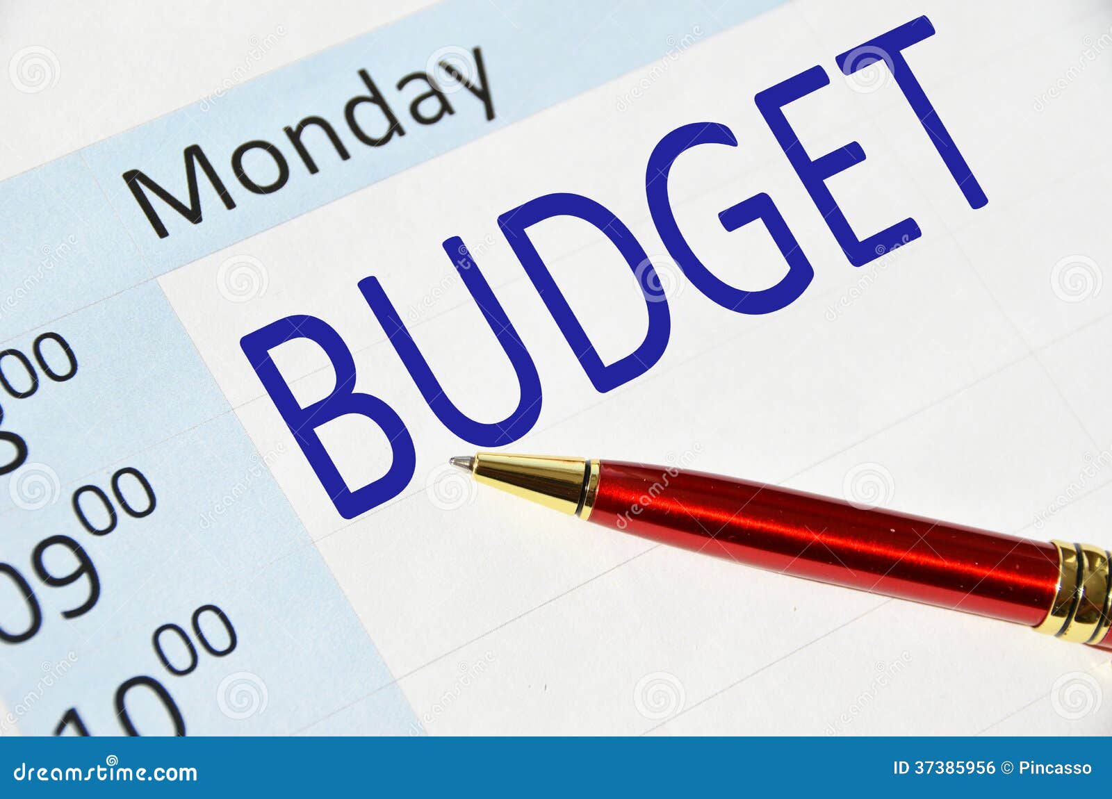 Budget note stock photo. Image of appointment, documents - 37385956