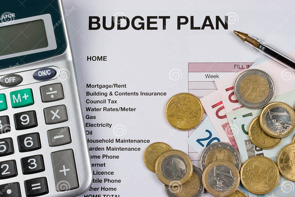 Budget plan stock photo. Image of banking, earnings, entitled - 13395262