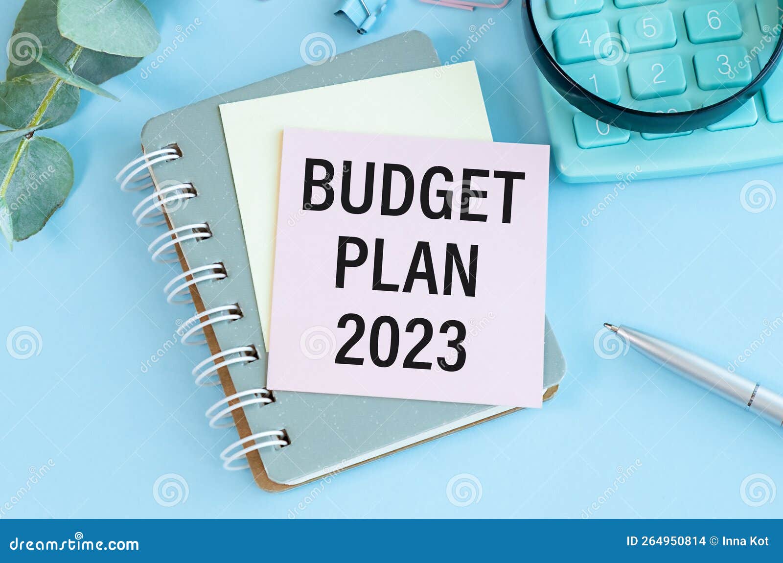 BUDGET Plan 2023, Text on Notebook in Office Desk Workplace Background ...