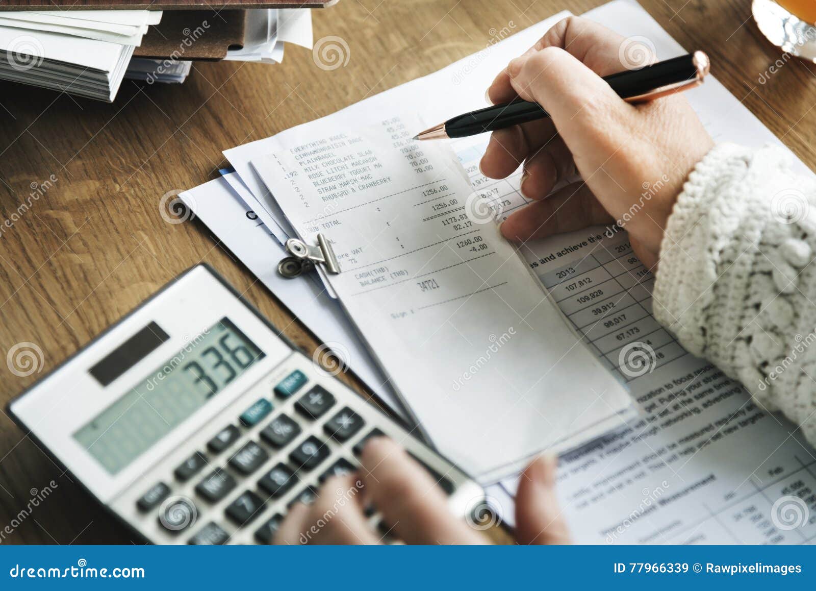 Budget Planning Bookkeeping Accounting Concept Stock Image - Image of ...