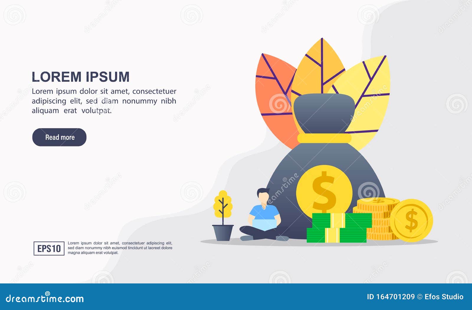 Budget Planning Concept in Flat Style. Modern Design for Money Budget ...