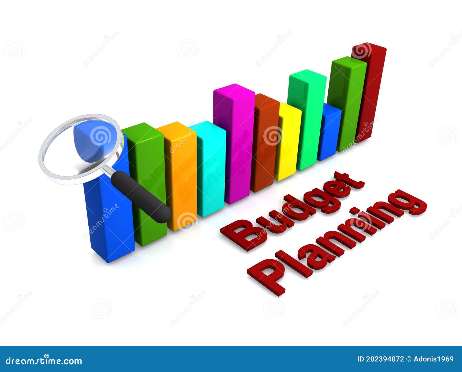 Budget Planning and Graph on White Stock Photo - Image of accounting ...