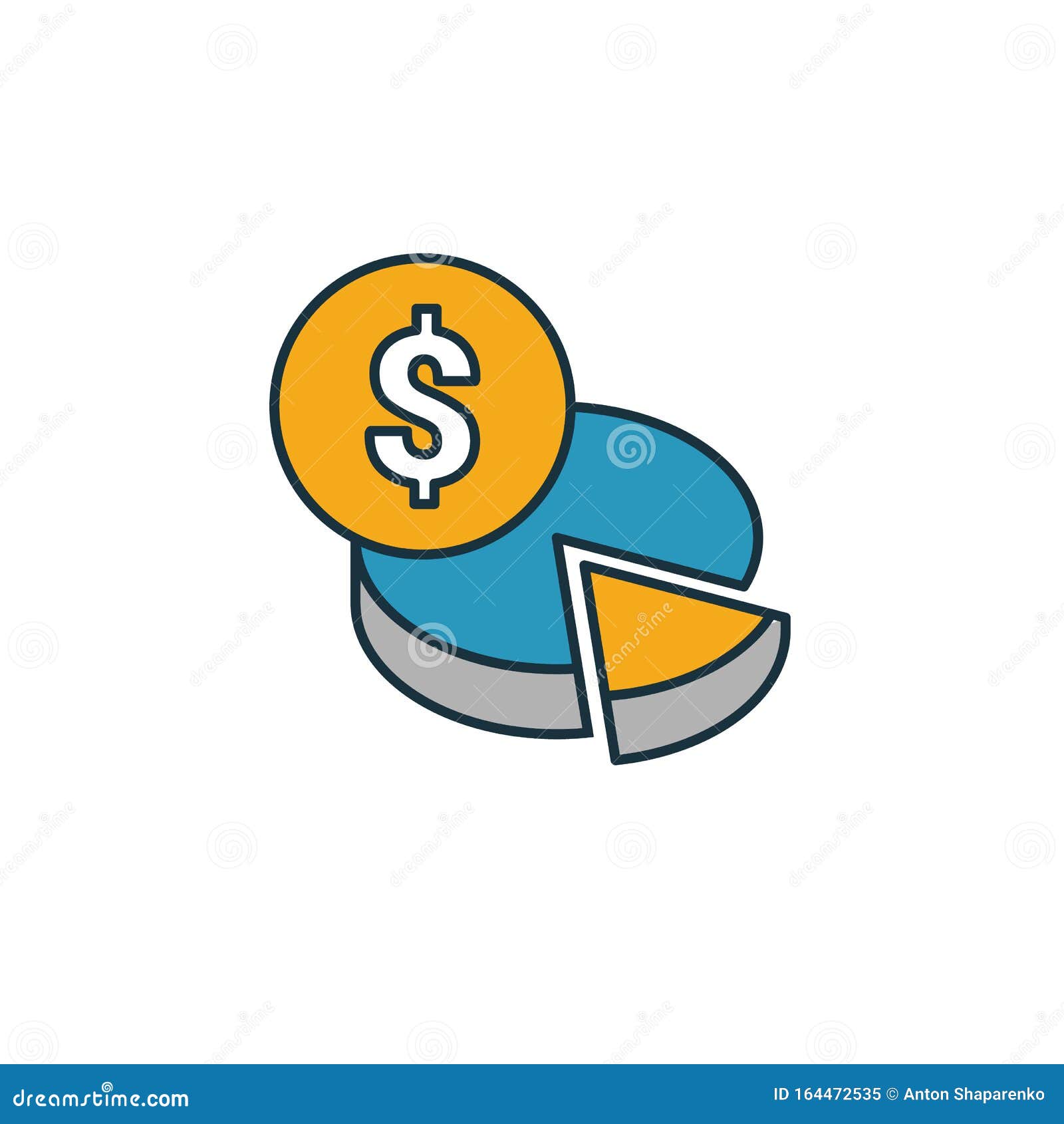Budget Planning Icon. Simple Element from Smm Icons Collection Stock ...