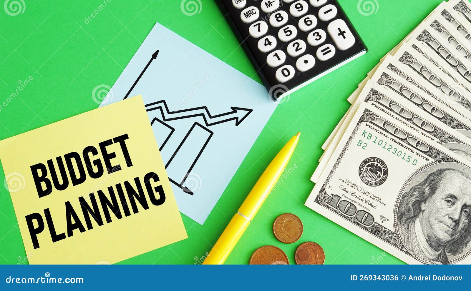 Budget Planning is Shown Using the Text Stock Photo - Image of ...