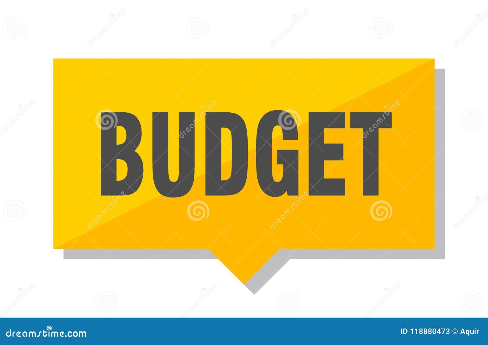 Budget price tag stock vector. Illustration of template - 118880473
