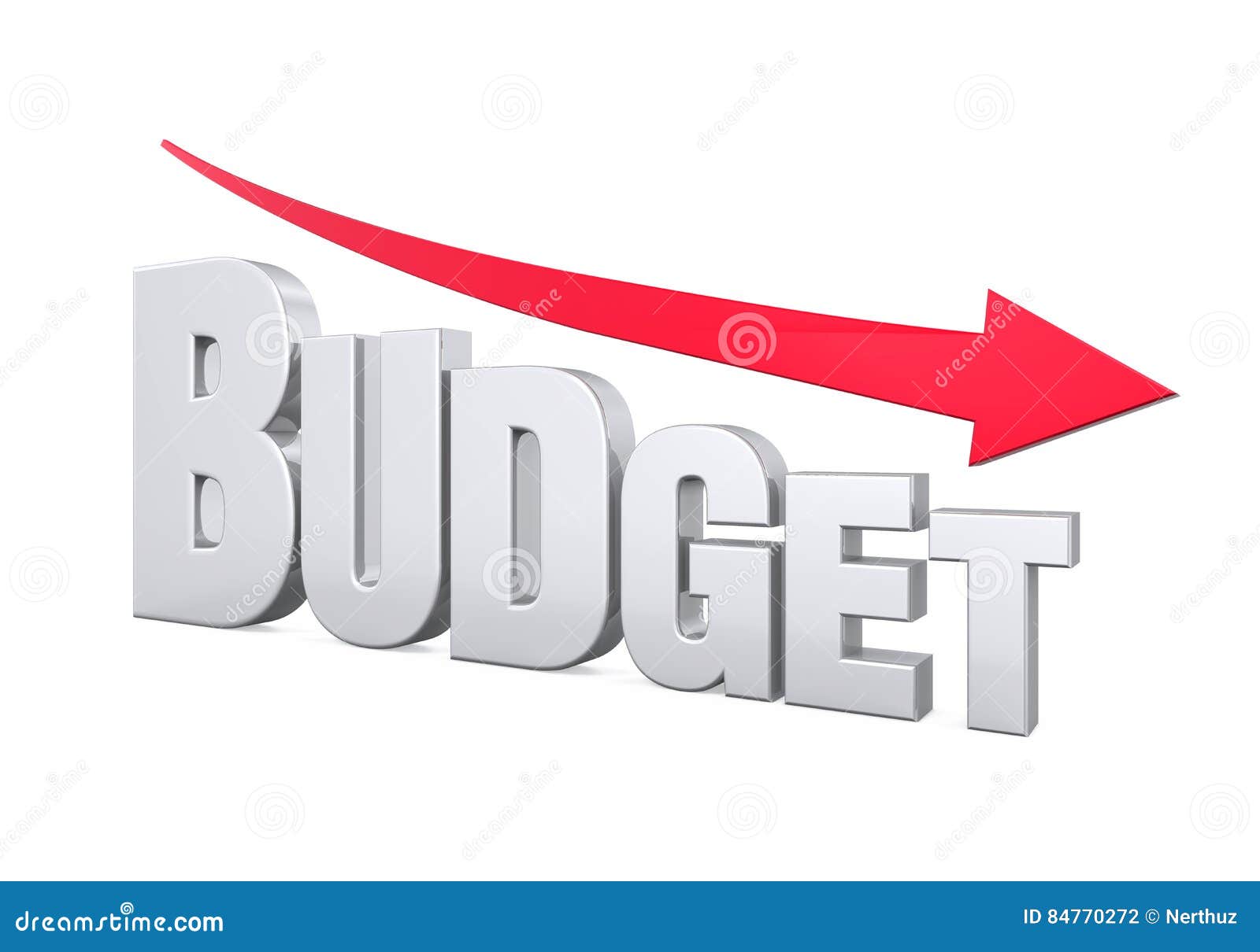 Budget Reduction Concept stock illustration. Illustration of debt ...