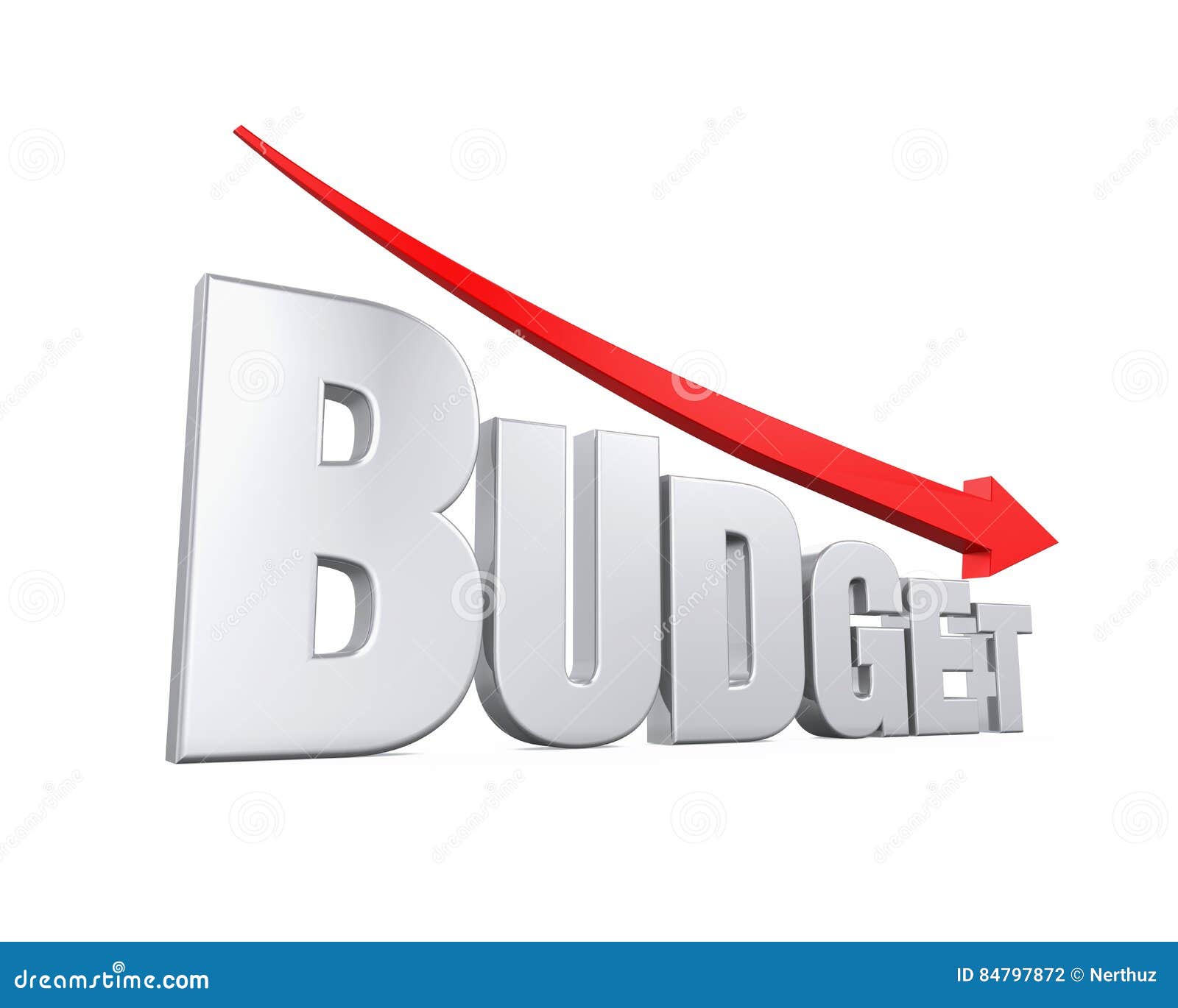 Budget Reduction Concept stock illustration. Illustration of expenses ...